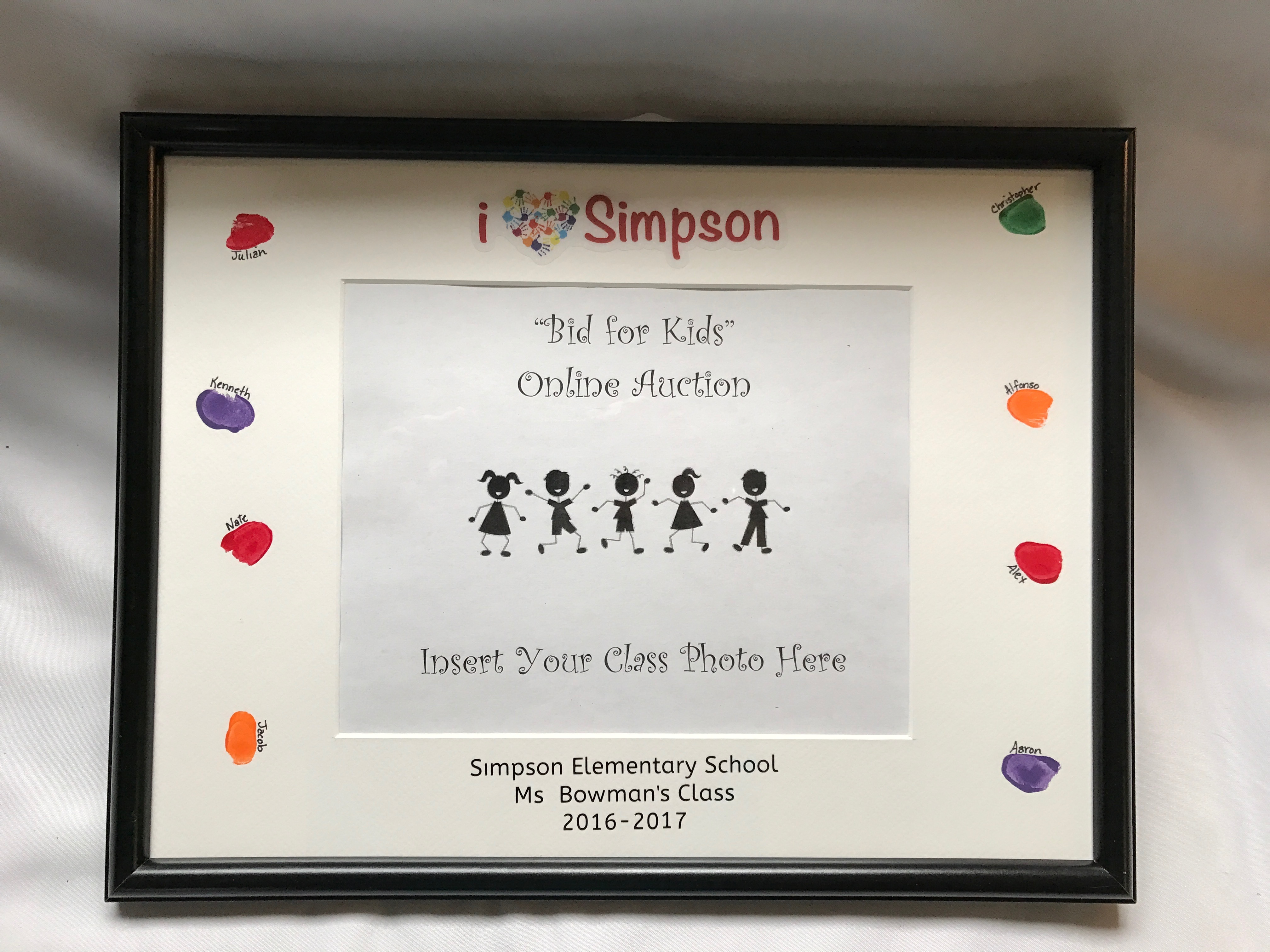 Class Photo Frame: Ms. Bowman's Class