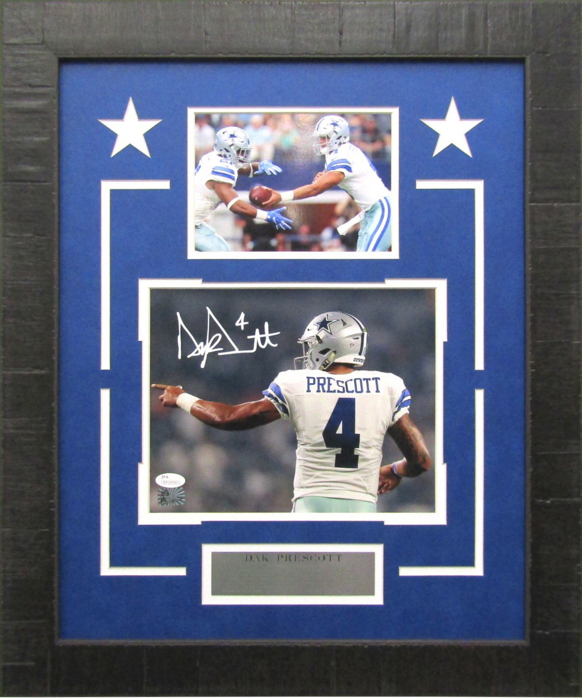Dak Prescott Framed Collage With Autograph