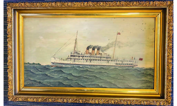 SS Princess Victoria - Ship Portrait - No signature