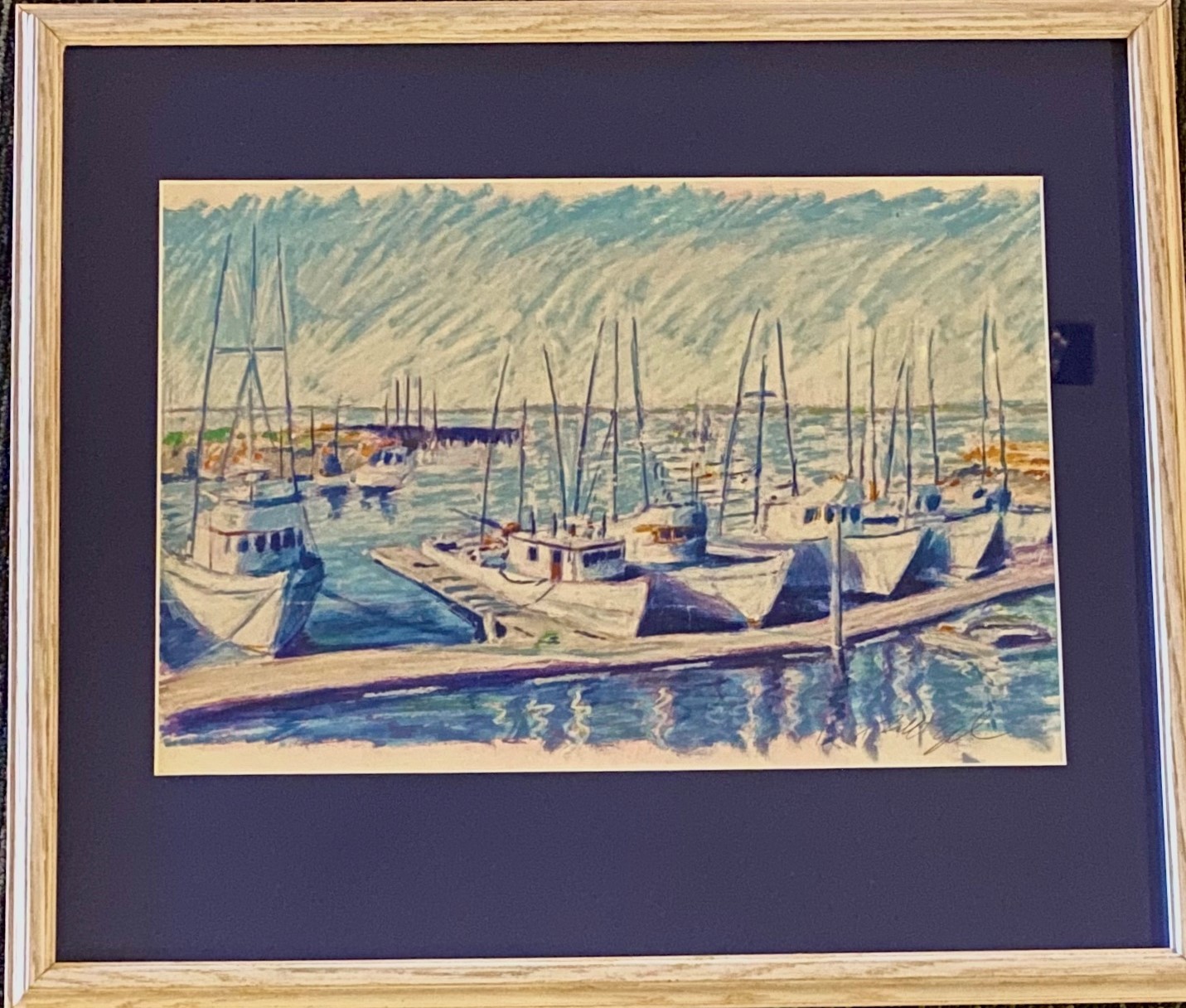 Marina Scene by Robert Engel