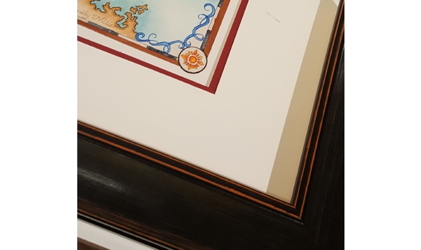 Map of Tortall with Hand Written Short Story by Tamora Pierce