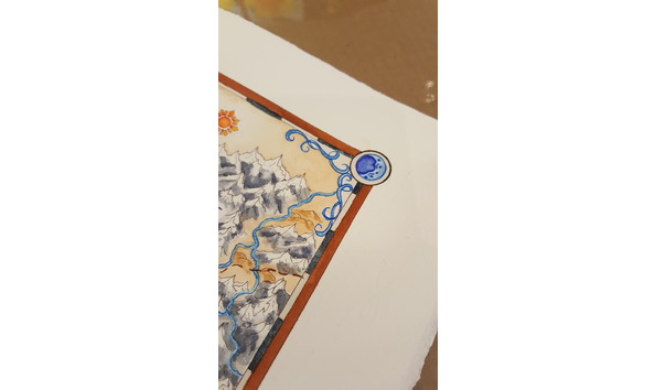 Map of Tortall with Hand Written Short Story by Tamora Pierce