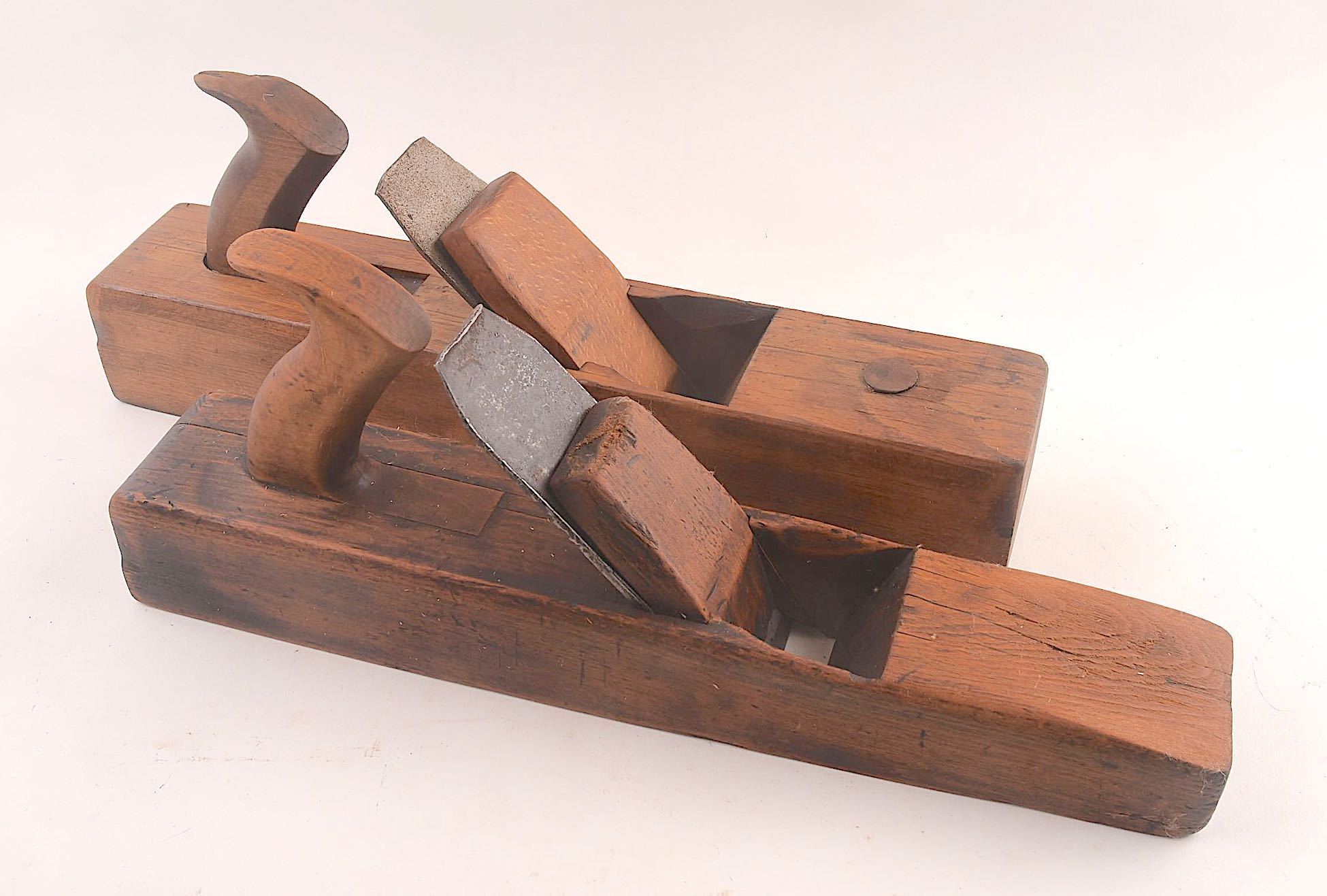 Two wood jack planes