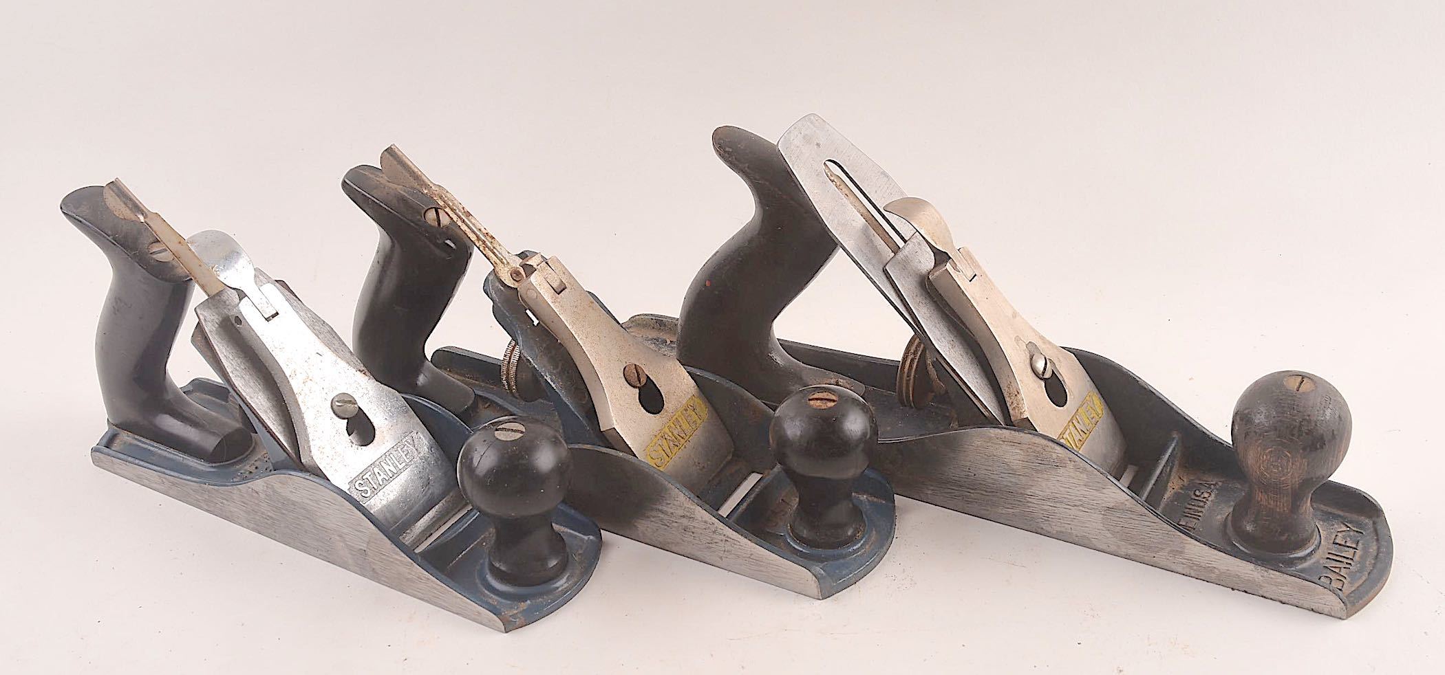 Three Stanley planes made in England