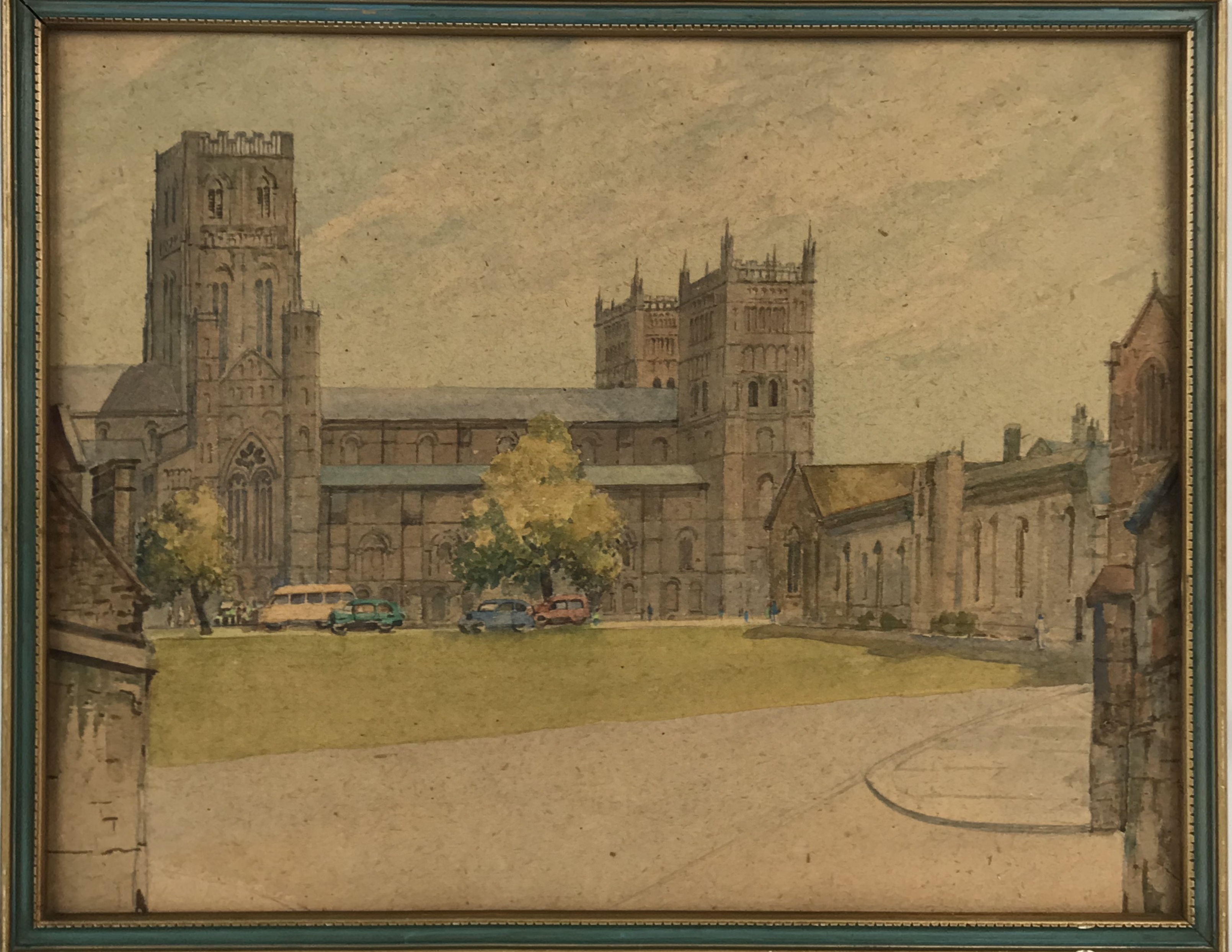 Water Colour Painting 'Durham Cathedral'