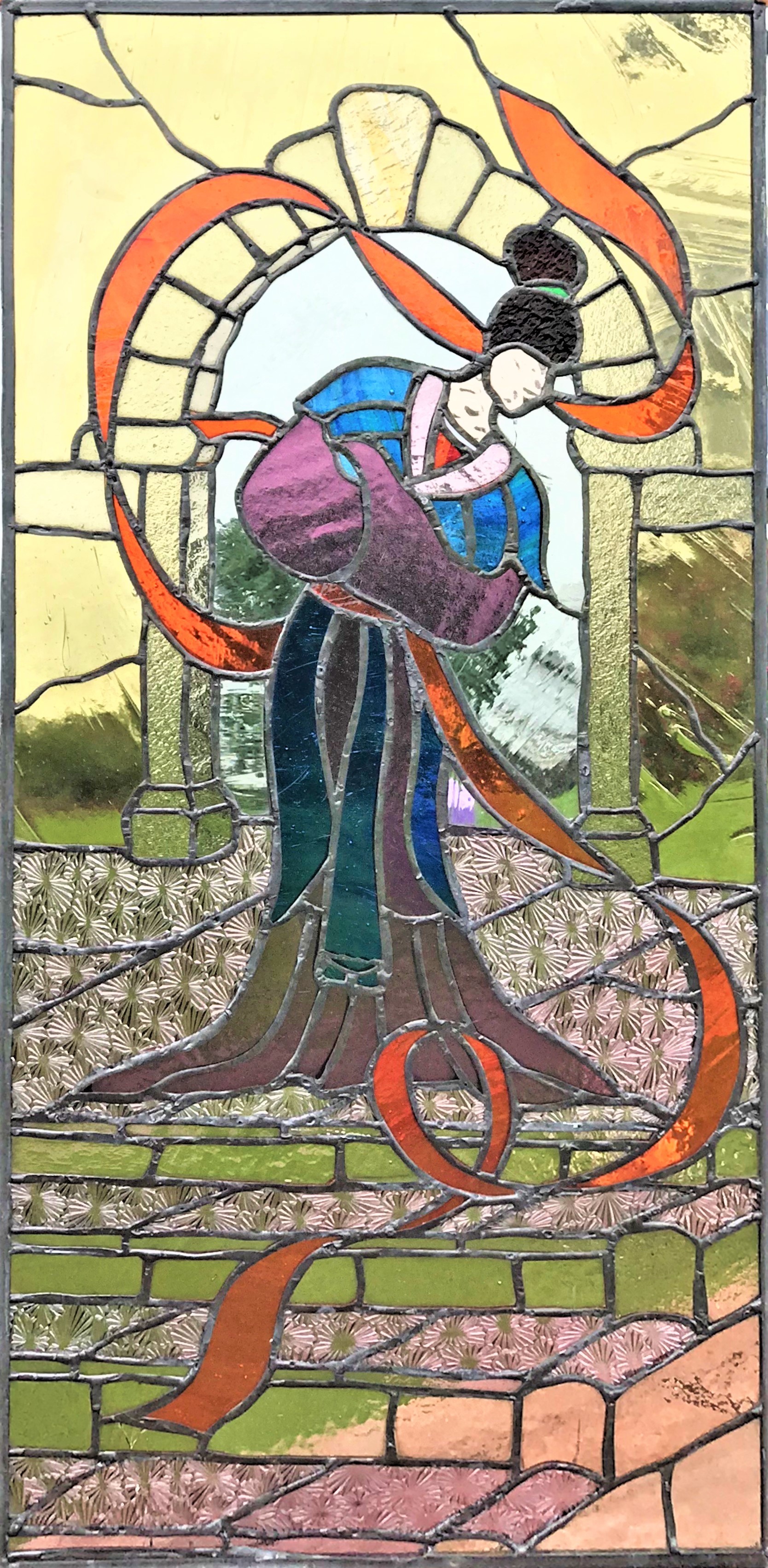 Bespoke Geisha Stained Glass Window