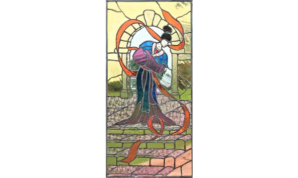 Bespoke Geisha Stained Glass Window