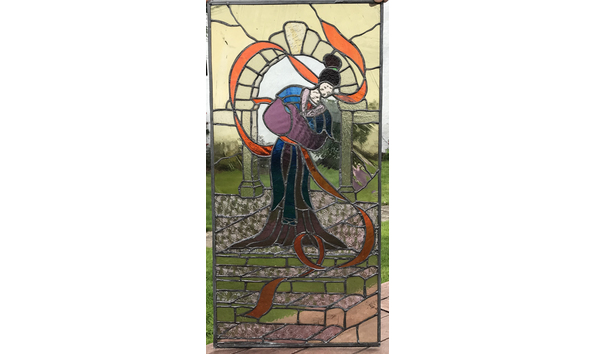 Bespoke Geisha Stained Glass Window