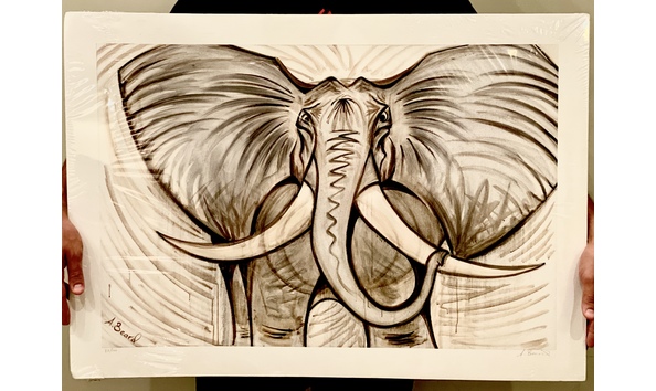 Alex Beard "Elephant" Print