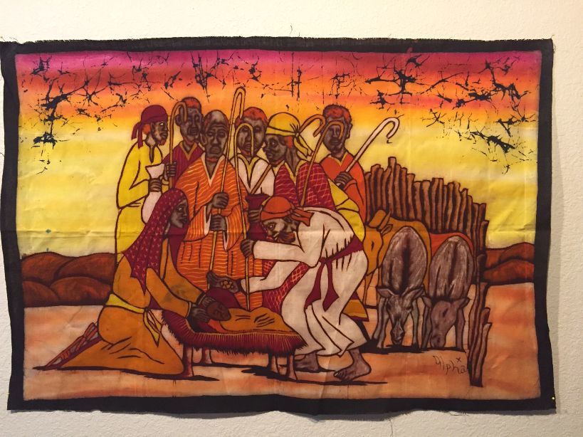 African silk screen