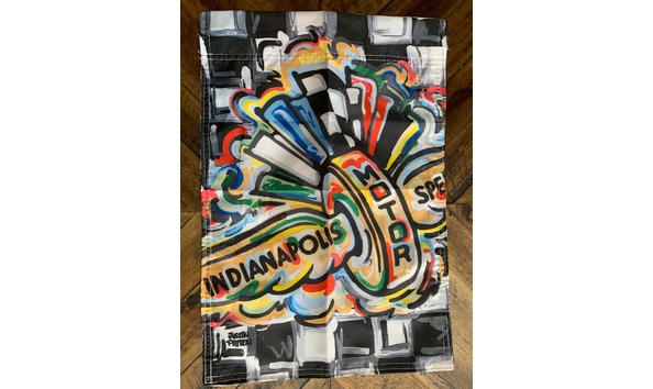 Speedway Garden Flags by Artist Justin Patten