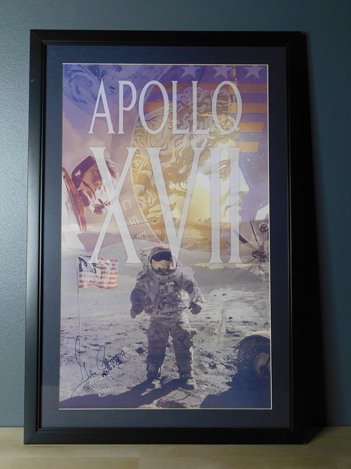 [SIGNED CERNAN] Apollo 17 Commemorative Poster