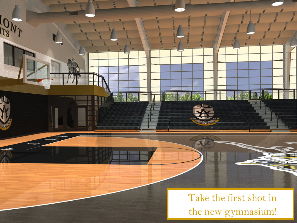 First Goal in Patton Gym