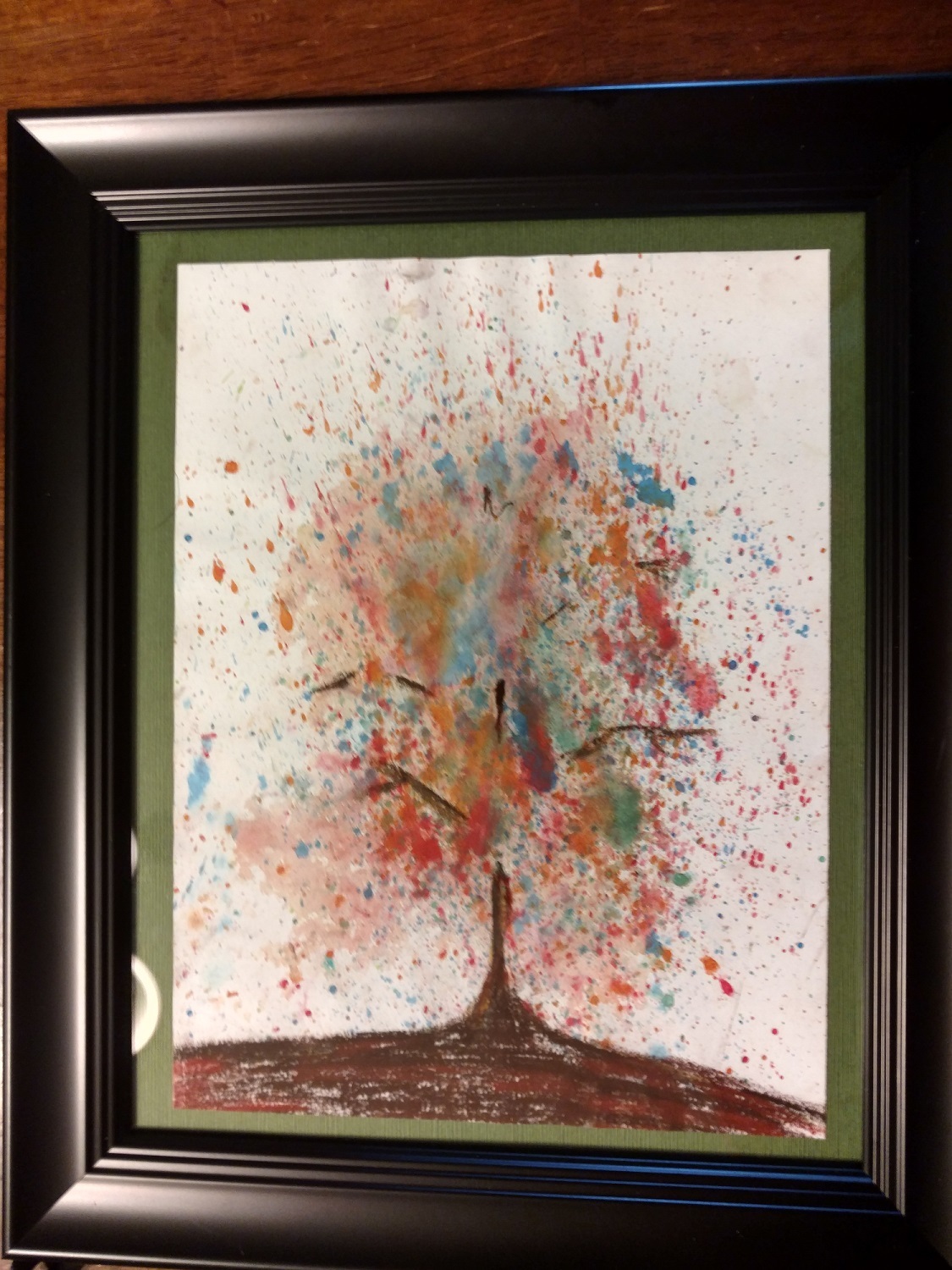 Abstract Watercolor Trees by Middle School Garden Team (1 of 3)