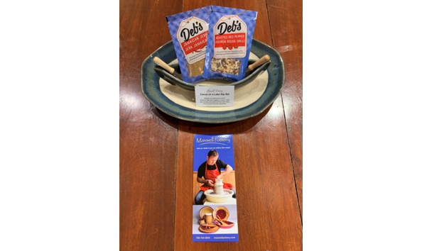 Canoe Dip set - Maxwell Pottery