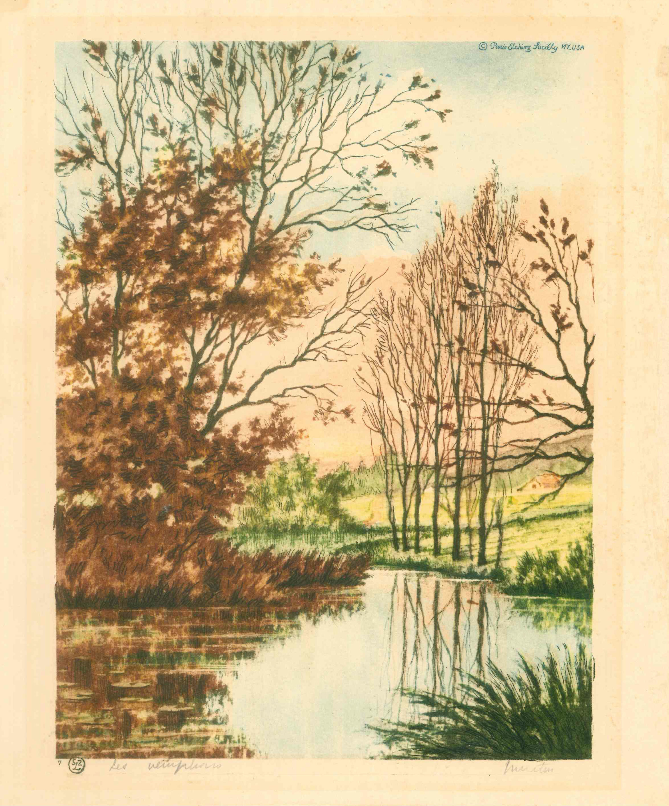 Mid-Century Paris Etching Society by Martin