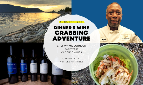Wine & Dinner Crabbing Adventure for 4 with Chef Wayne Johnson and ...