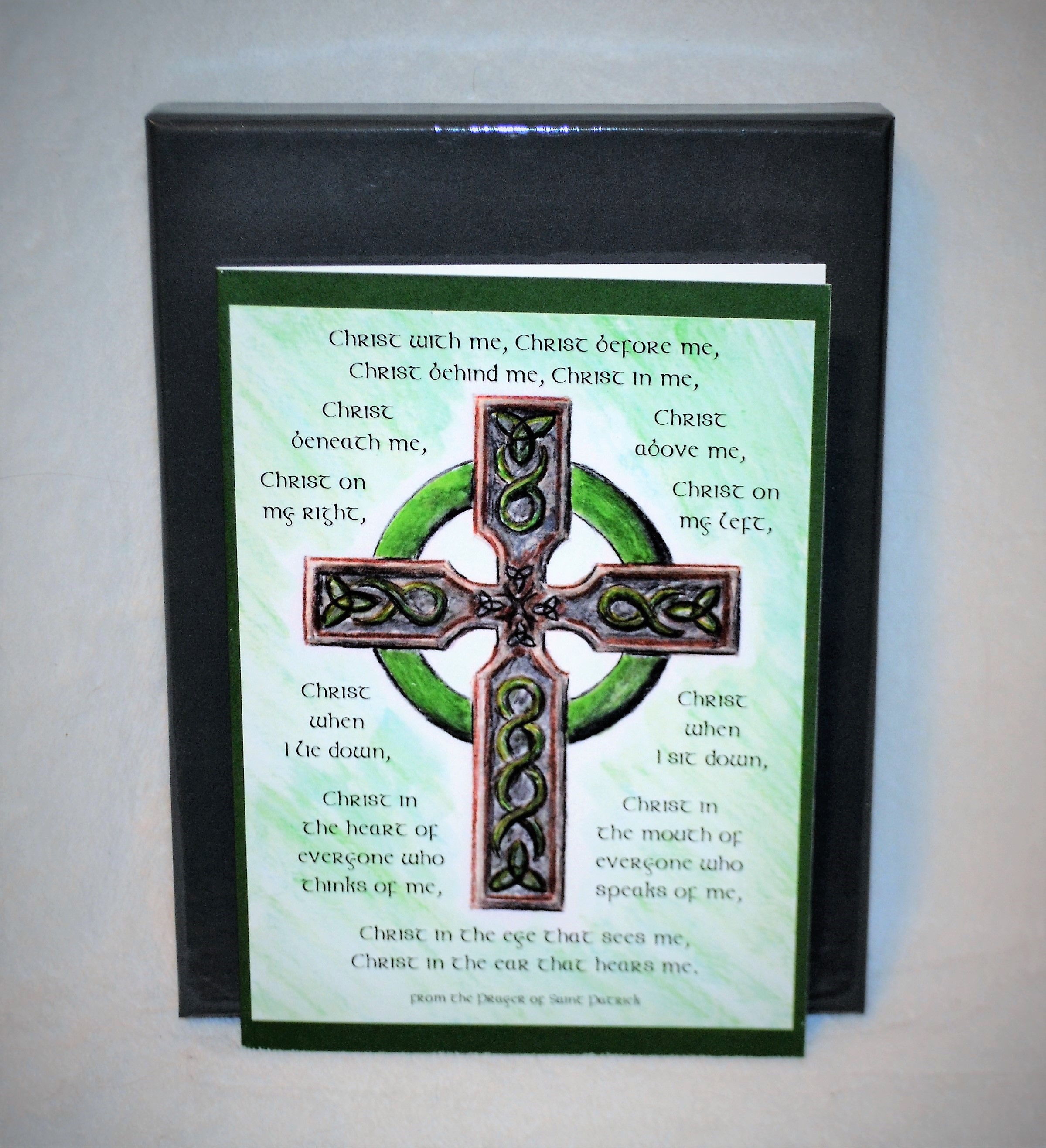 Set of Handmade Prayer of St. Patrick Greeting Cards (1 of 2)