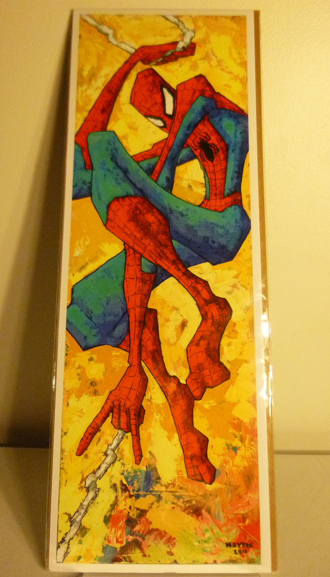 Art: Spiderman by Artist Mike Maydak