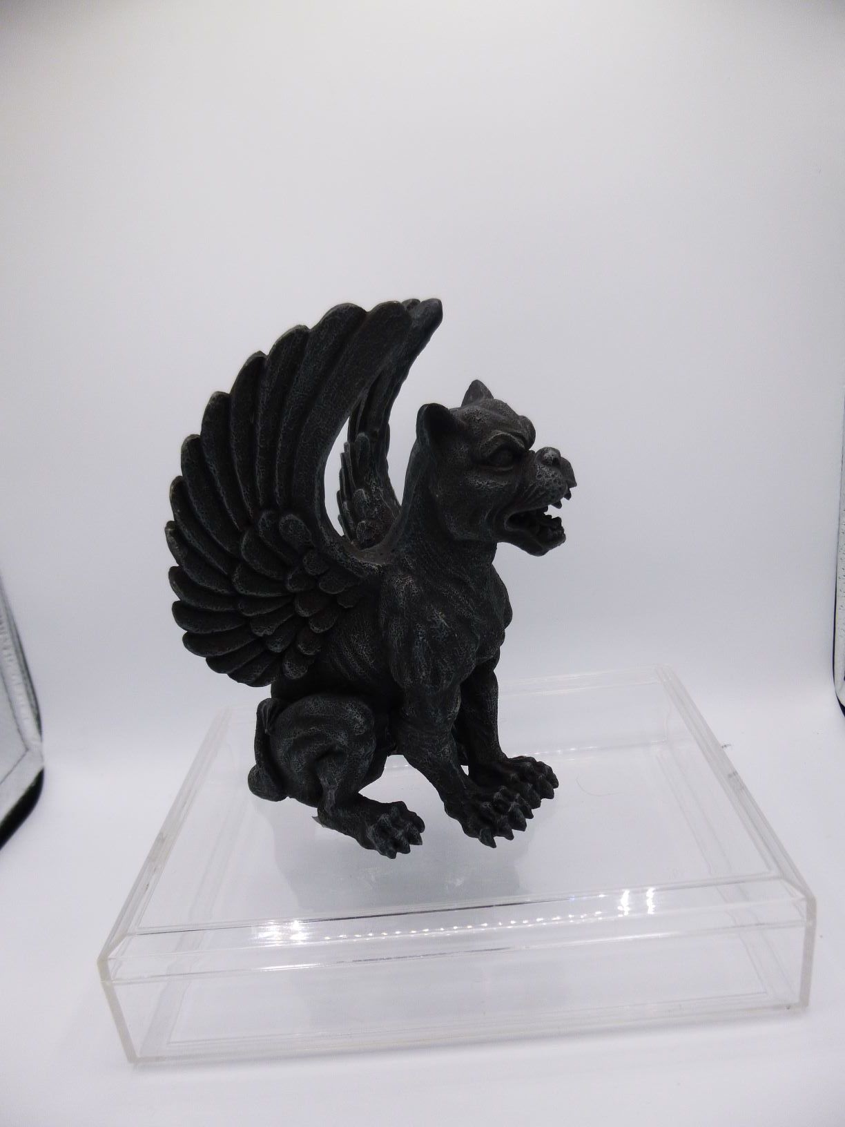 Figurine: Medieval Winged Lioness Gargoyle