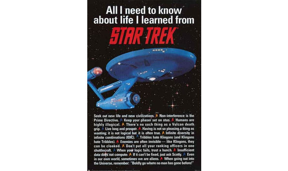 Poster: Star Trek TNG - All I Needed To Know...