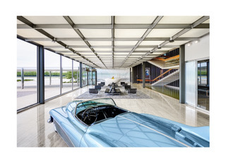 Signed James Haefner Photograph, “Styling (Design) Building Lobby with ...