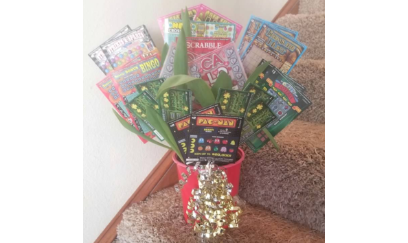 Lottery Ticket Basket