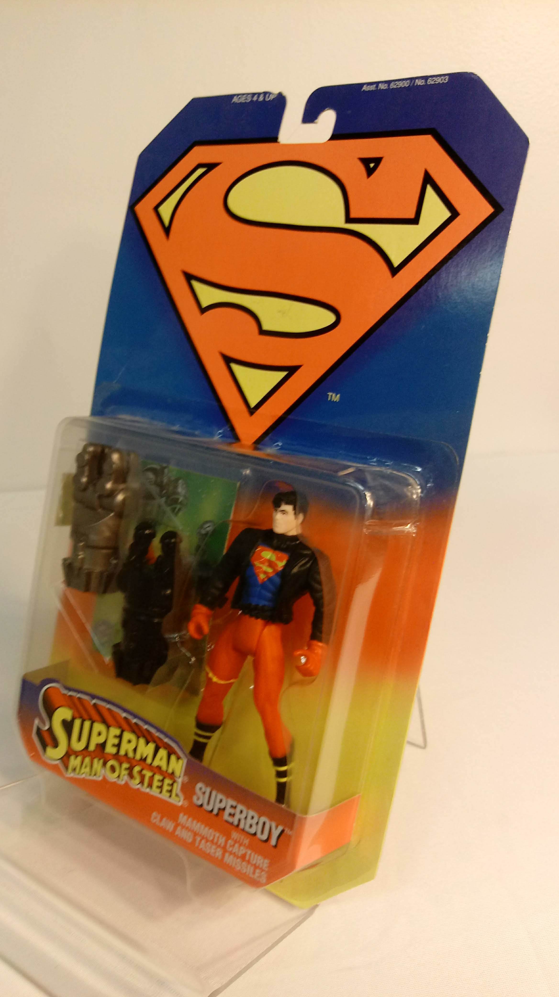 Action Figure: DC Superman of Steel - Superboy with Mammoth Capture ...