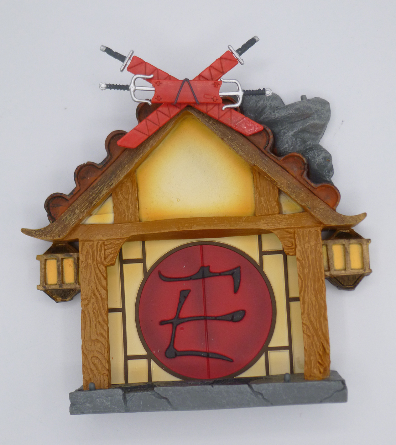 Action Figure Background: Elektra Dojo with Swords and Daggers