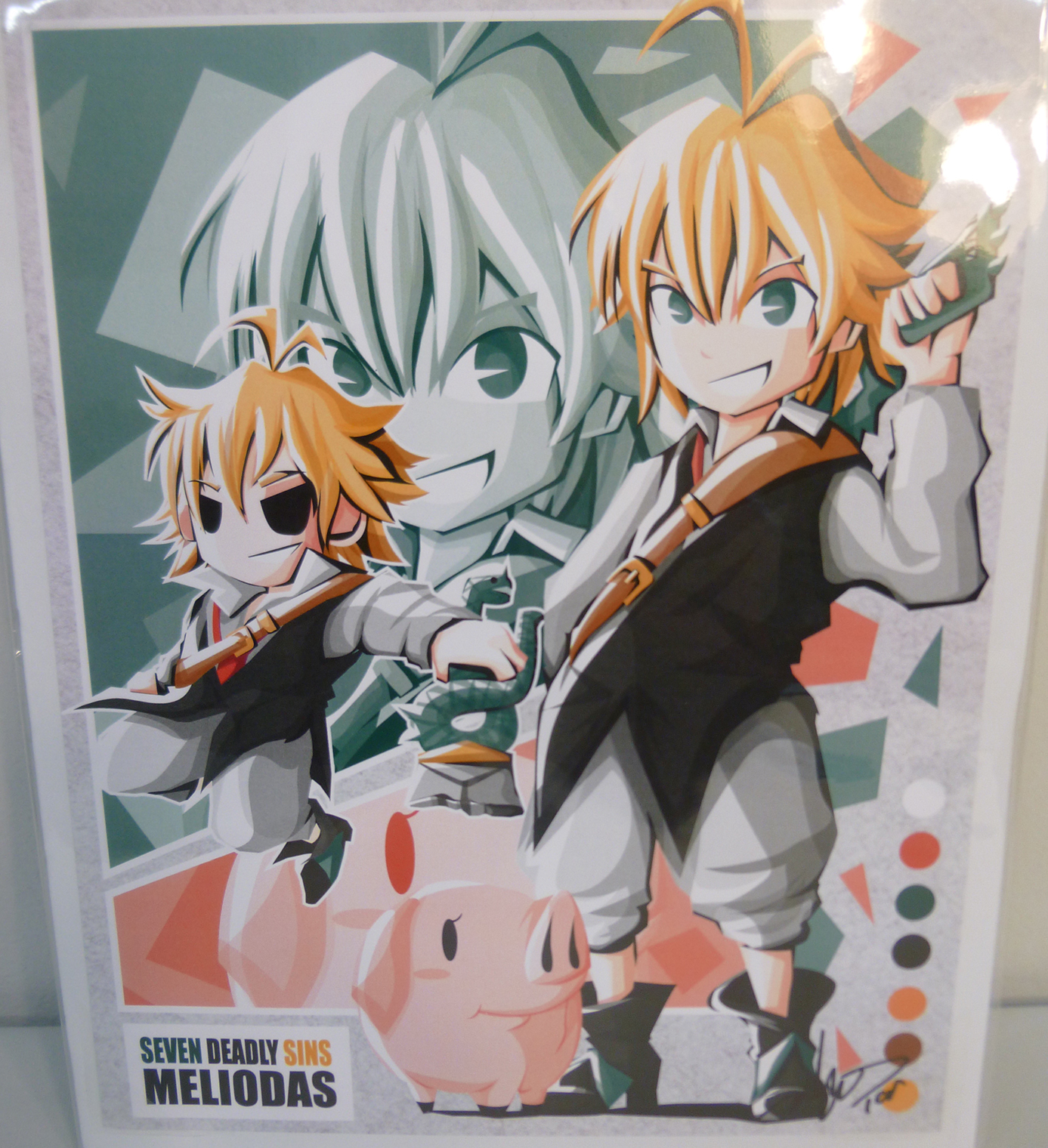 Art: Meliodas Print from 'Seven Deadly Sins' SIGNED by Artist Edreen Cielos