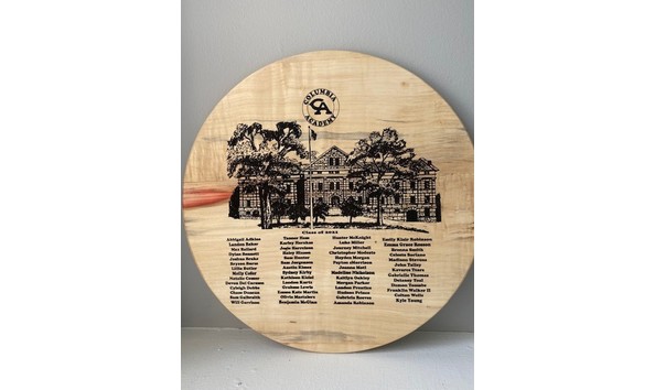 12th Grade Class Project - James England Engraved Platter