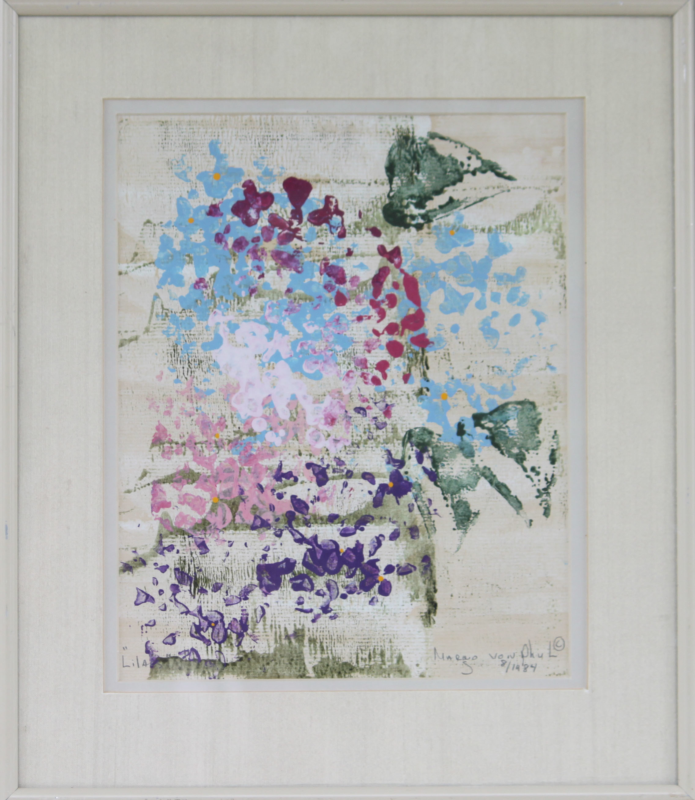Silk Screen Flowers