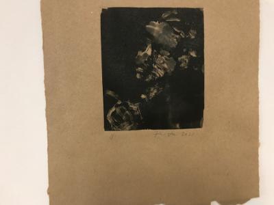 Monoprint by Linda or Adam Larsen