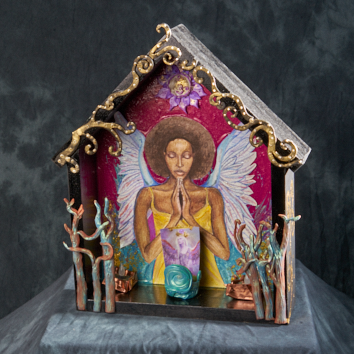 Ana Maria Arrieta - Altar for the Angel Uriel and the 7th Chakra