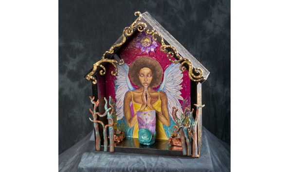 Ana Maria Arrieta - Altar for the Angel Uriel and the 7th Chakra