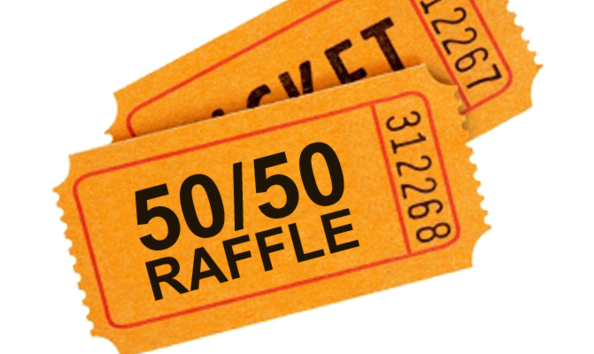 50 / 50 Raffle 30 tickets for $20