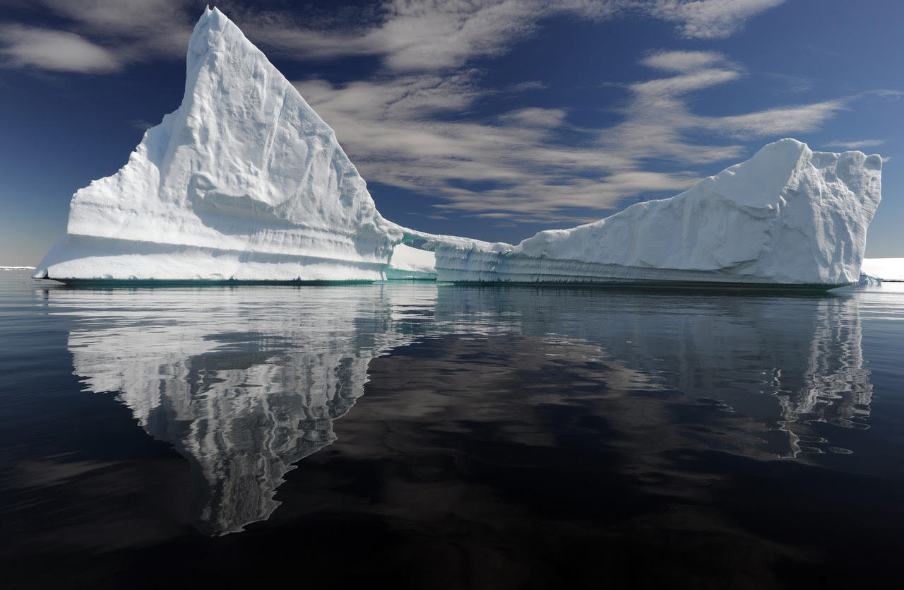 Antarctic Ice Mountains signed by Nat Geo Explorer Ari Friedlander