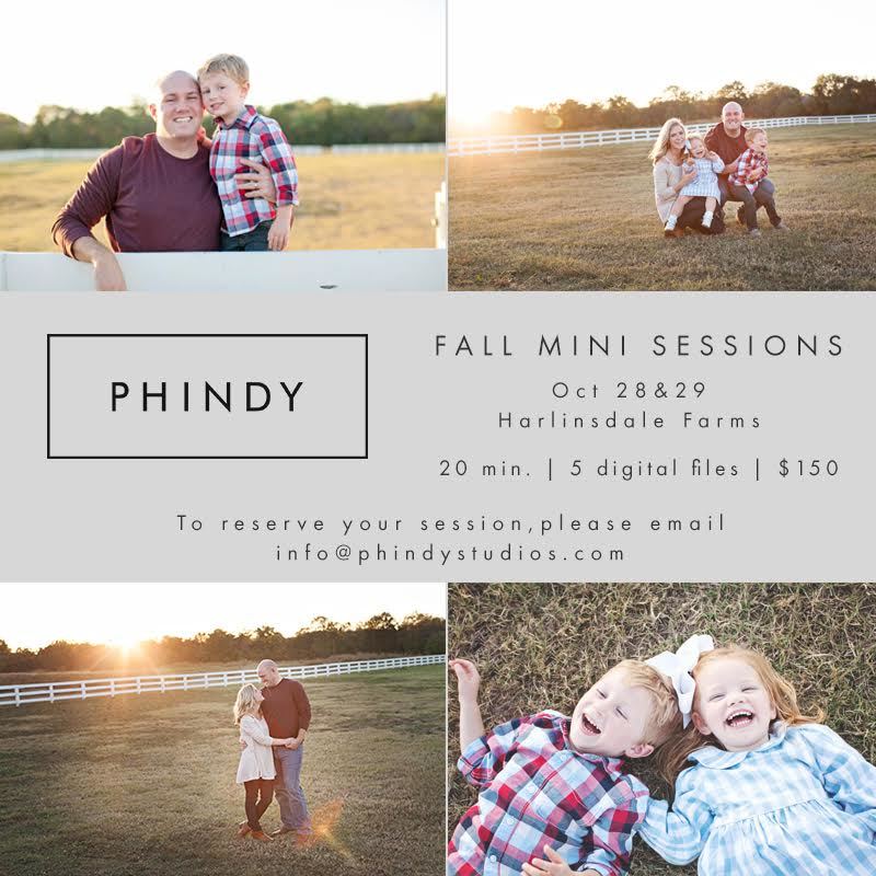 Phindy Studios - Fall Mini Photography Session