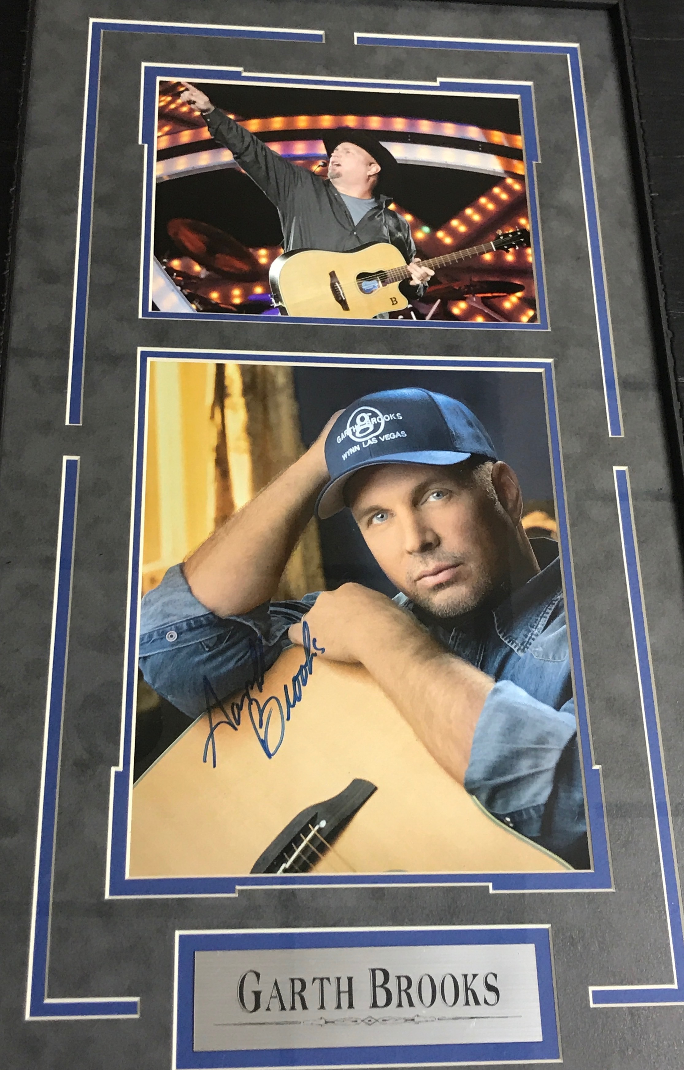 Garth Brooks Autographed Collage