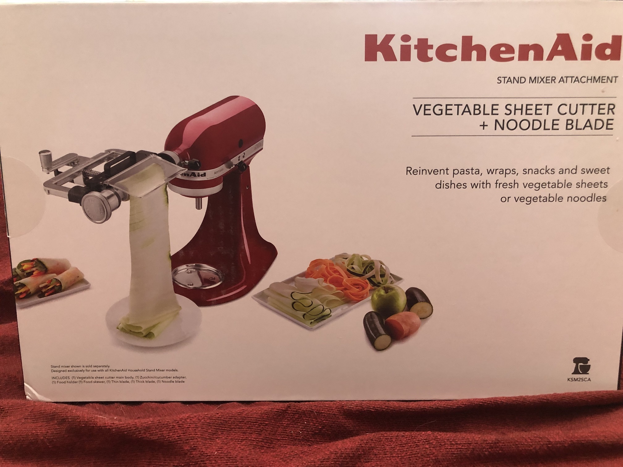 KitchenAid Mixer Vegetabe and Noodle Blade Attachment