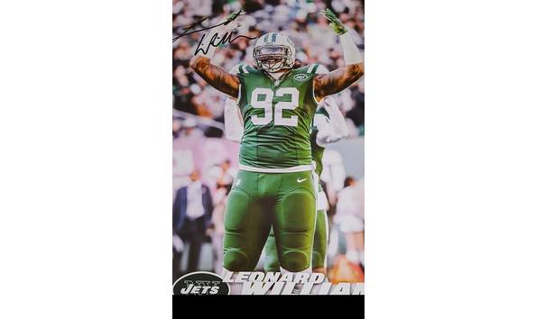 Leonard Williams #92 DE NY JETS Signed Print