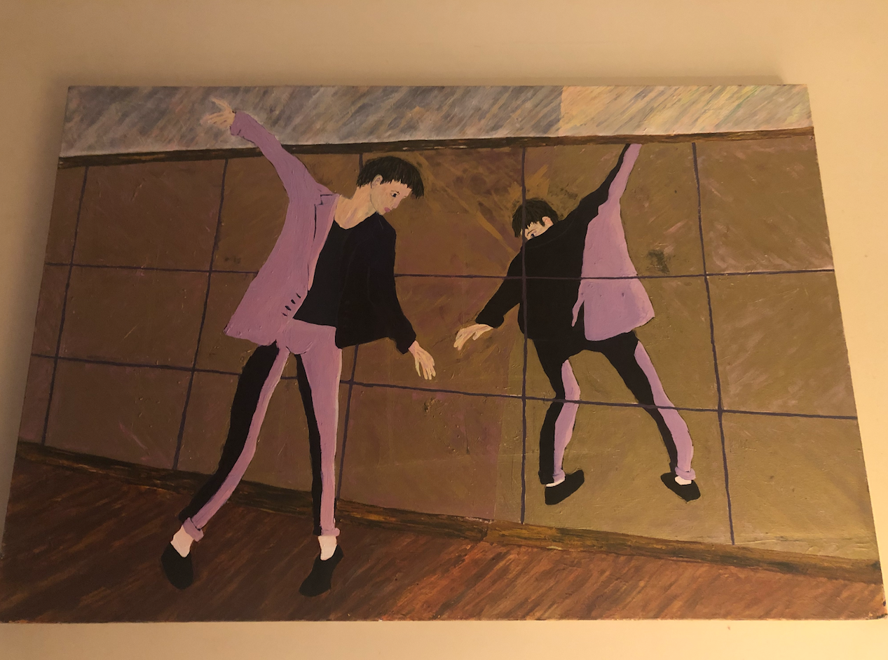 "People Dance Like They F***" Oil Painting by Amy Shapiro