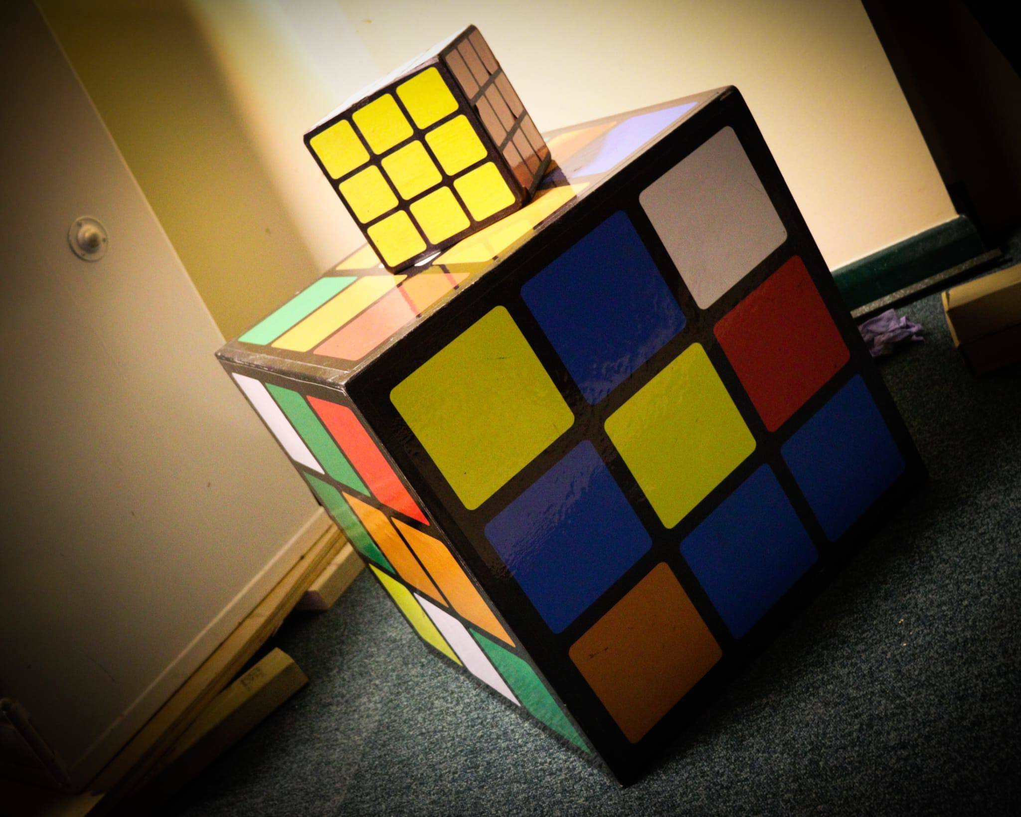 *5 x Rubix Cube style scenery props*