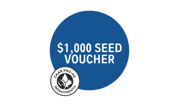 $1,000 SeCan Certified Seed Voucher