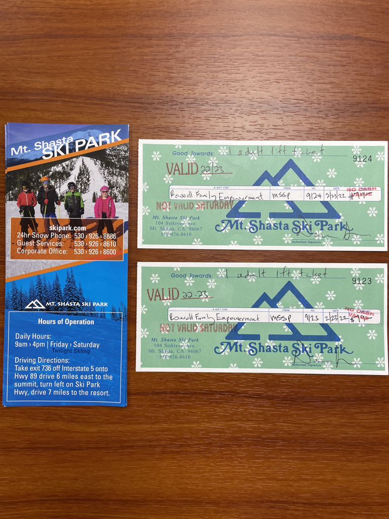 Mt. Shasta Ski Park Lift Tickets
