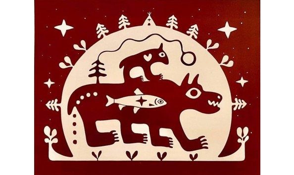 Isaac Murdoch Framed Print "Bears"