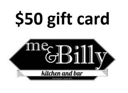 Me & Billy Kitchen & Bar Gift Certificate