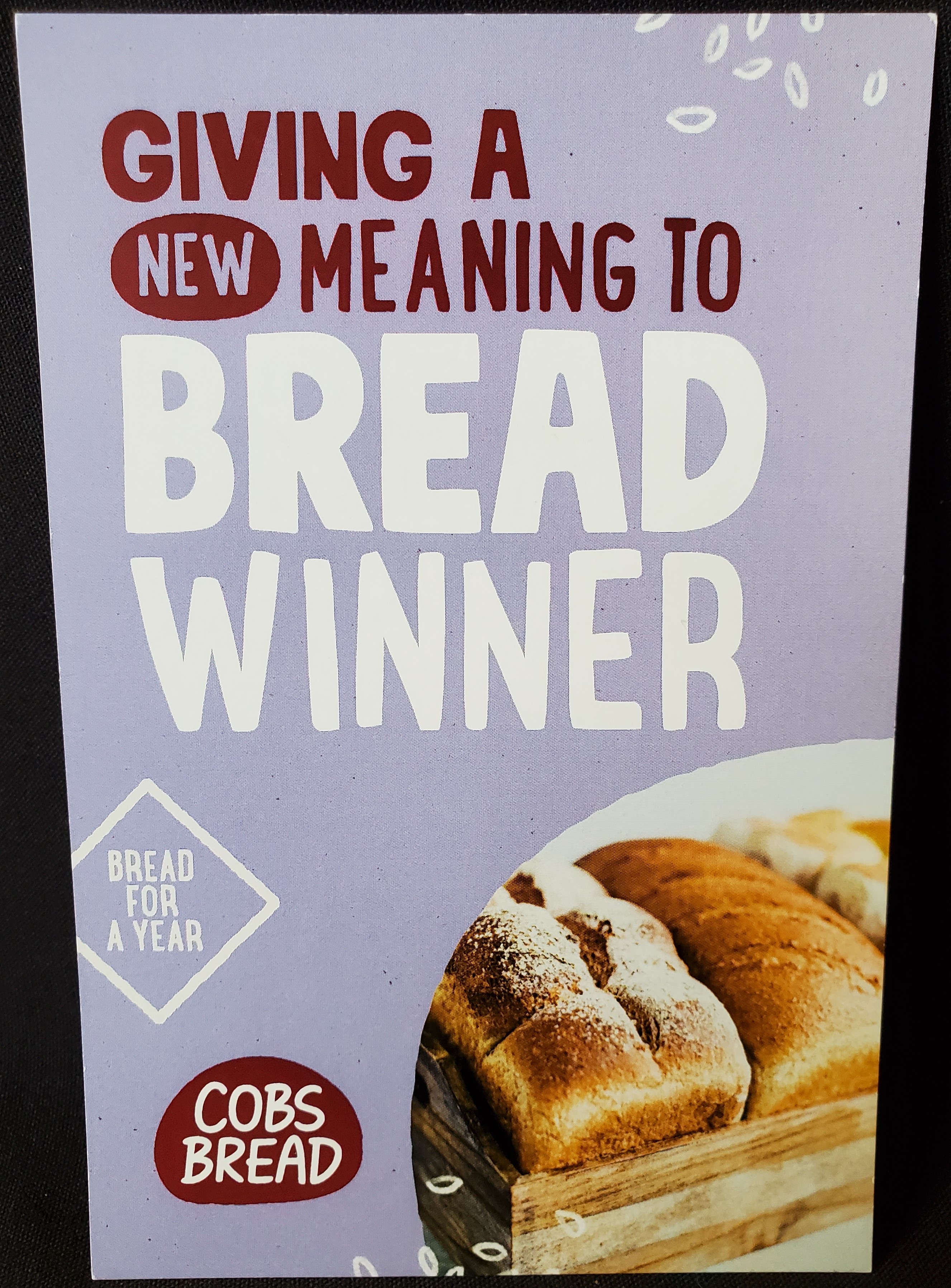 Cobs Bread Certificate