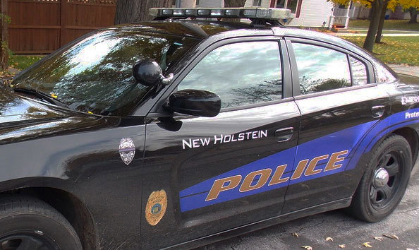 New Holstein Police Car Ride to School