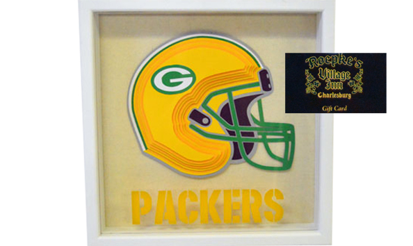 Packers Helmet Shadow Box